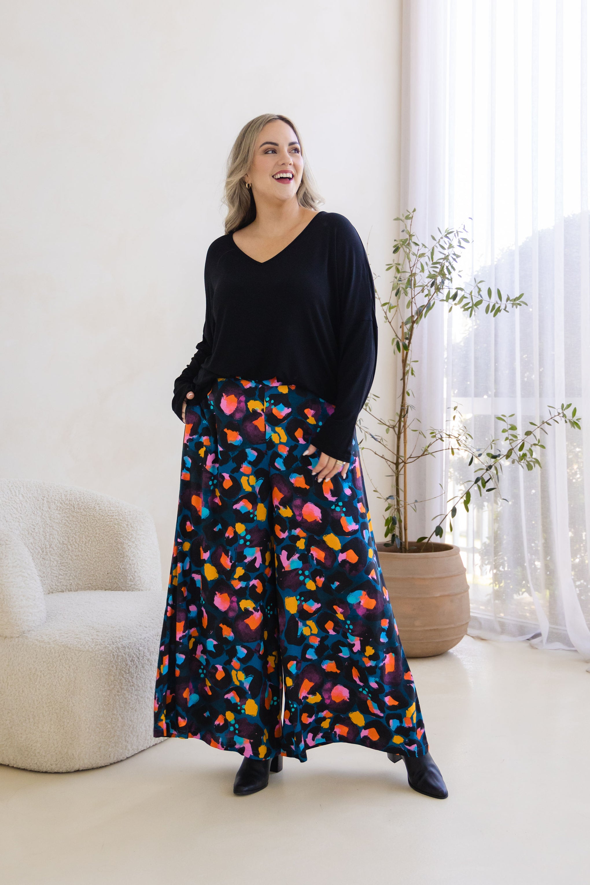 Larsa Pant in Verona by Kasey Rainbow – Proud Poppy Clothing