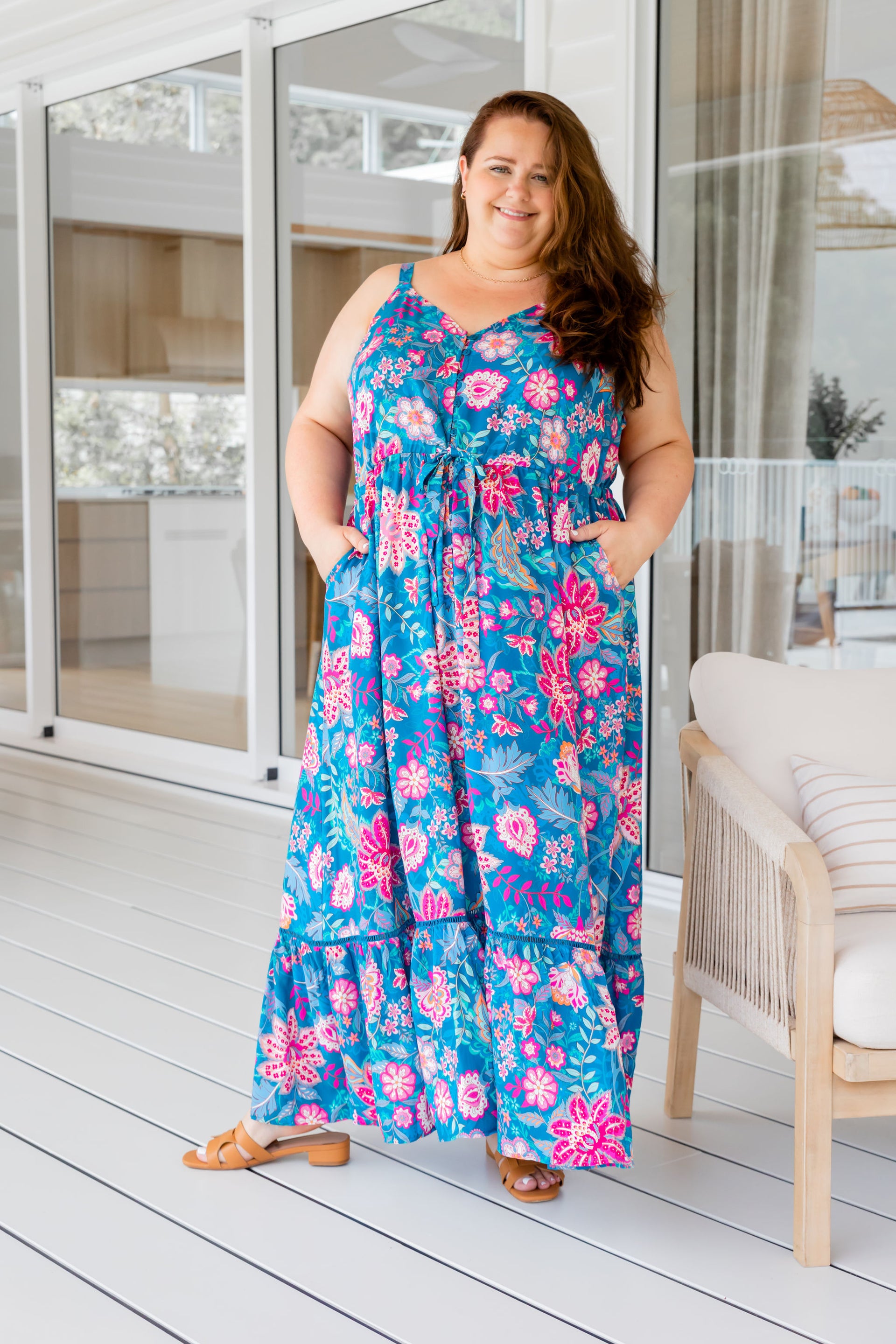 April Maxi Dress in Paisley Floral – Proud Poppy Clothing