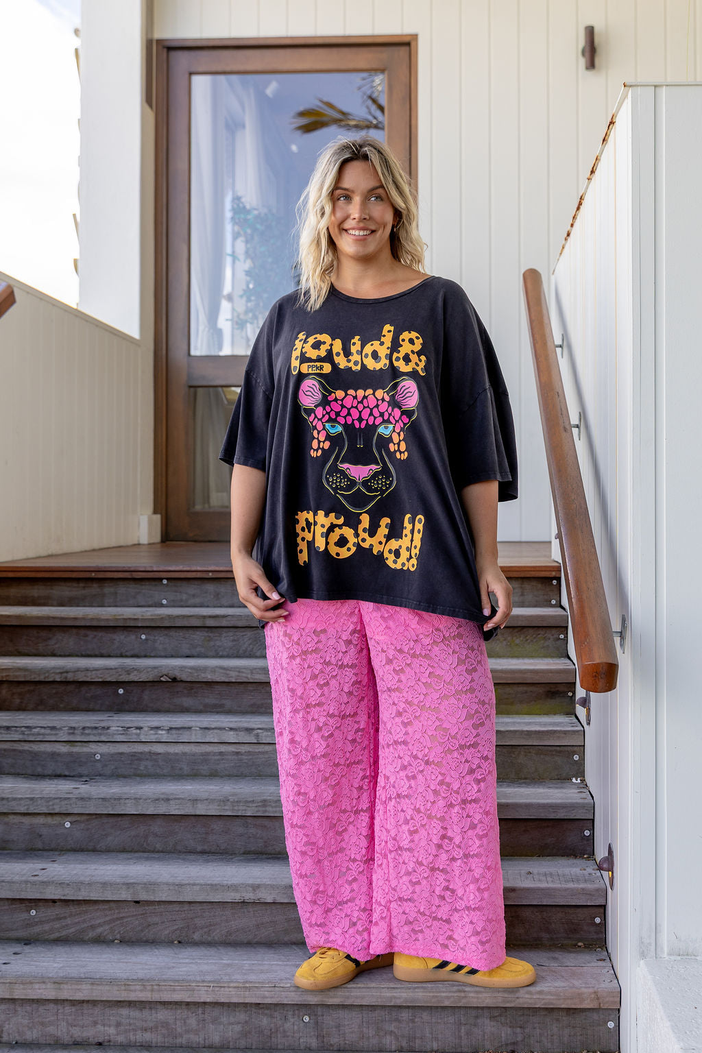 Honey Lace Pant in Pink – Proud Poppy Clothing