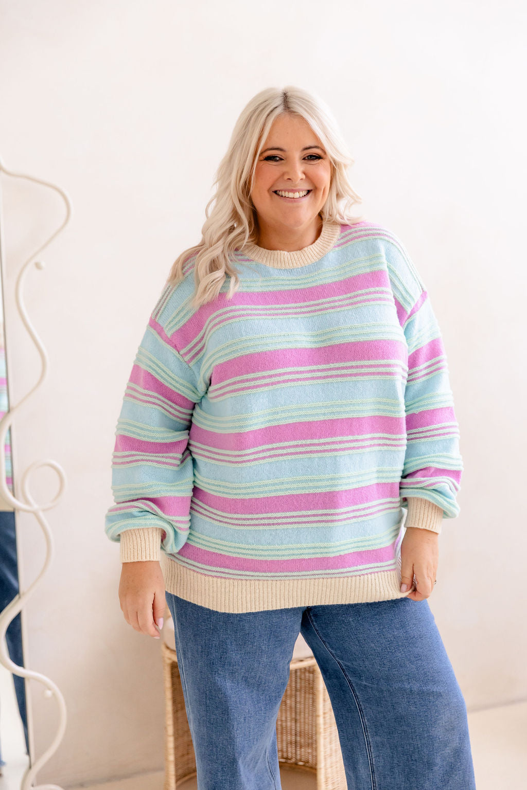 Fizz Knit in Pastel Stripes – Proud Poppy Clothing