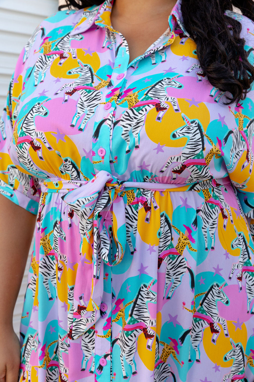 Maddy Midi Dress in Yee-Har by Deb McNaughton – Proud Poppy Clothing