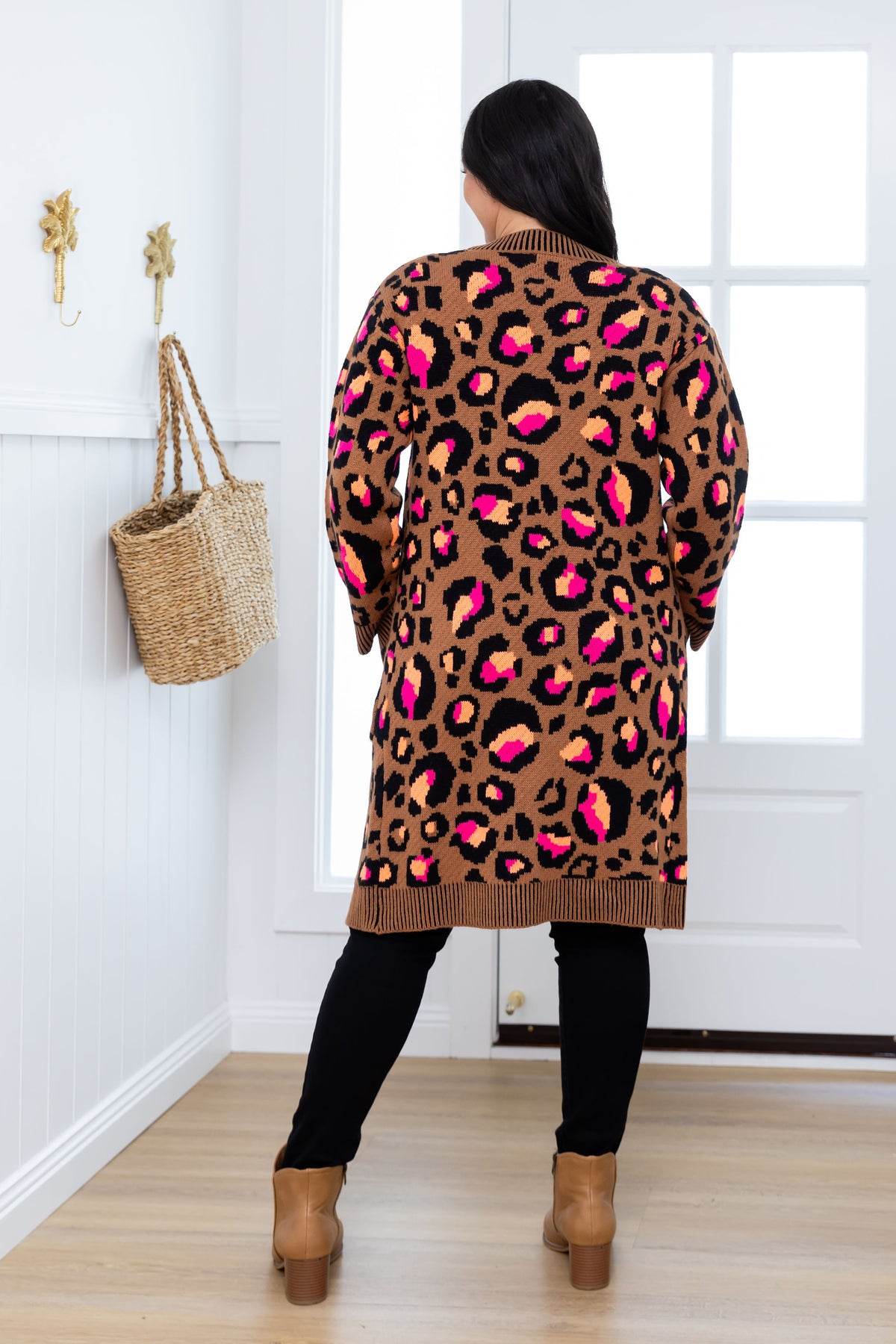 Darcy Cardi In Bronze Leopard by Kasey Rainbow – Proud Poppy Clothing