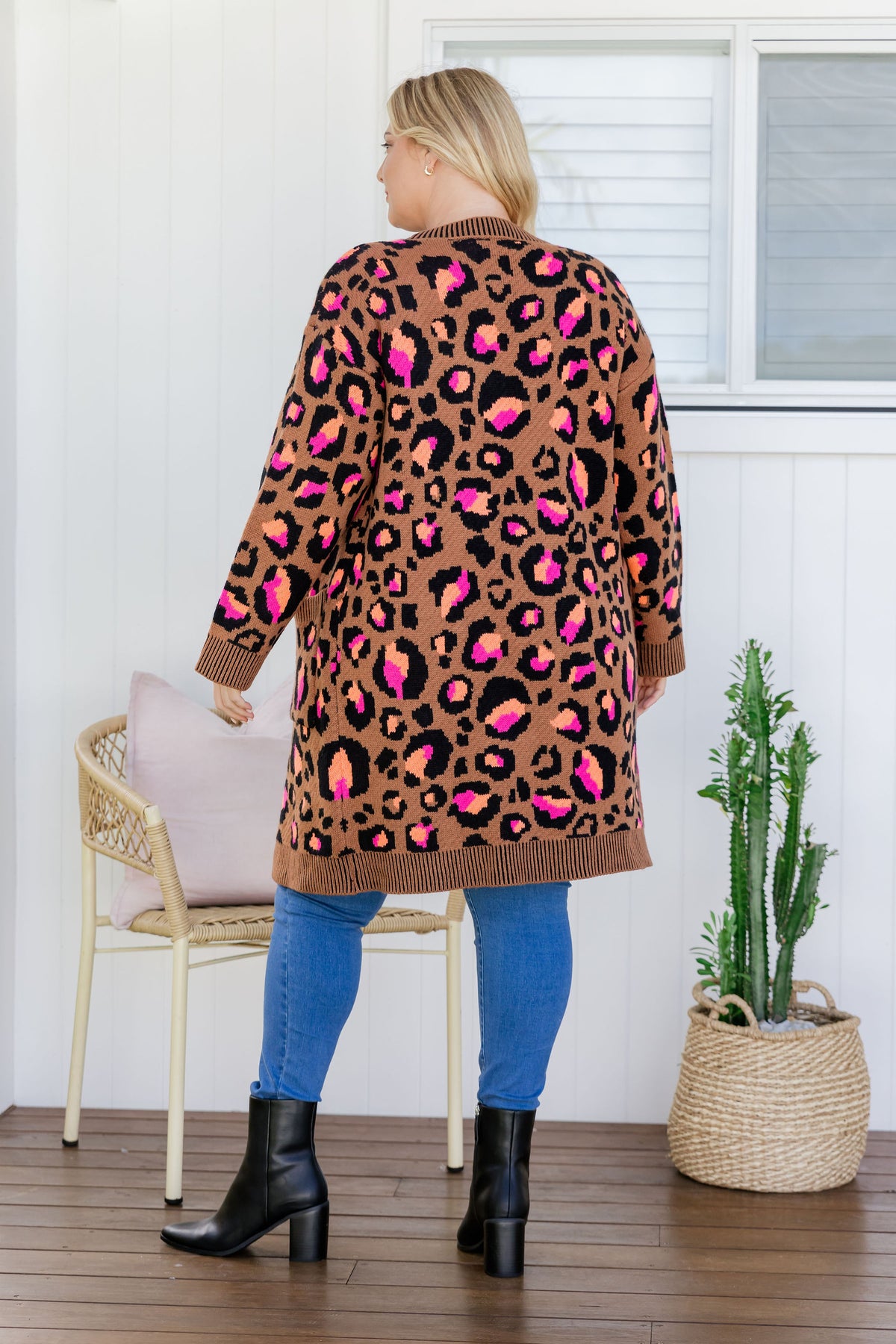 Darcy Cardi In Bronze Leopard by Kasey Rainbow – Proud Poppy Clothing