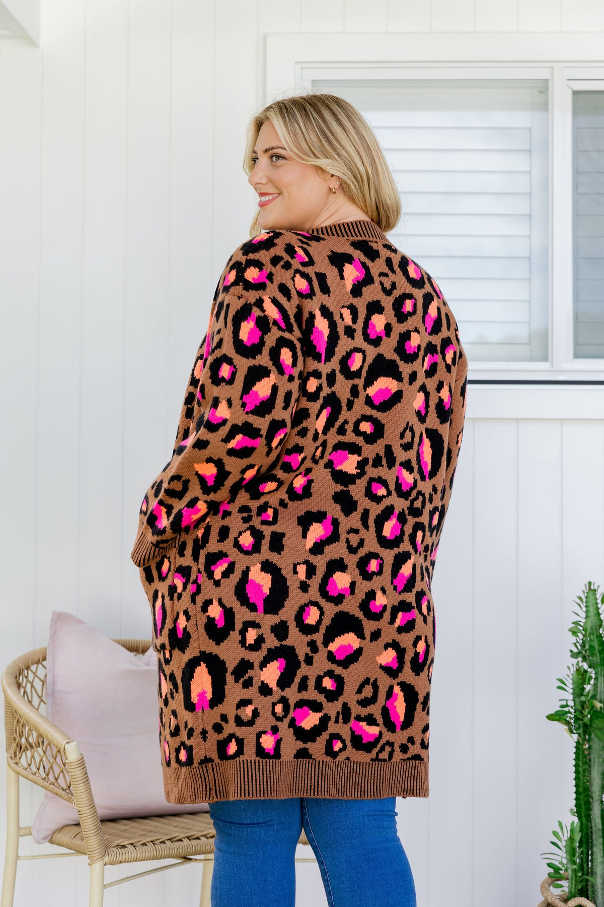 Darcy Cardi In Bronze Leopard by Kasey Rainbow – Proud Poppy Clothing