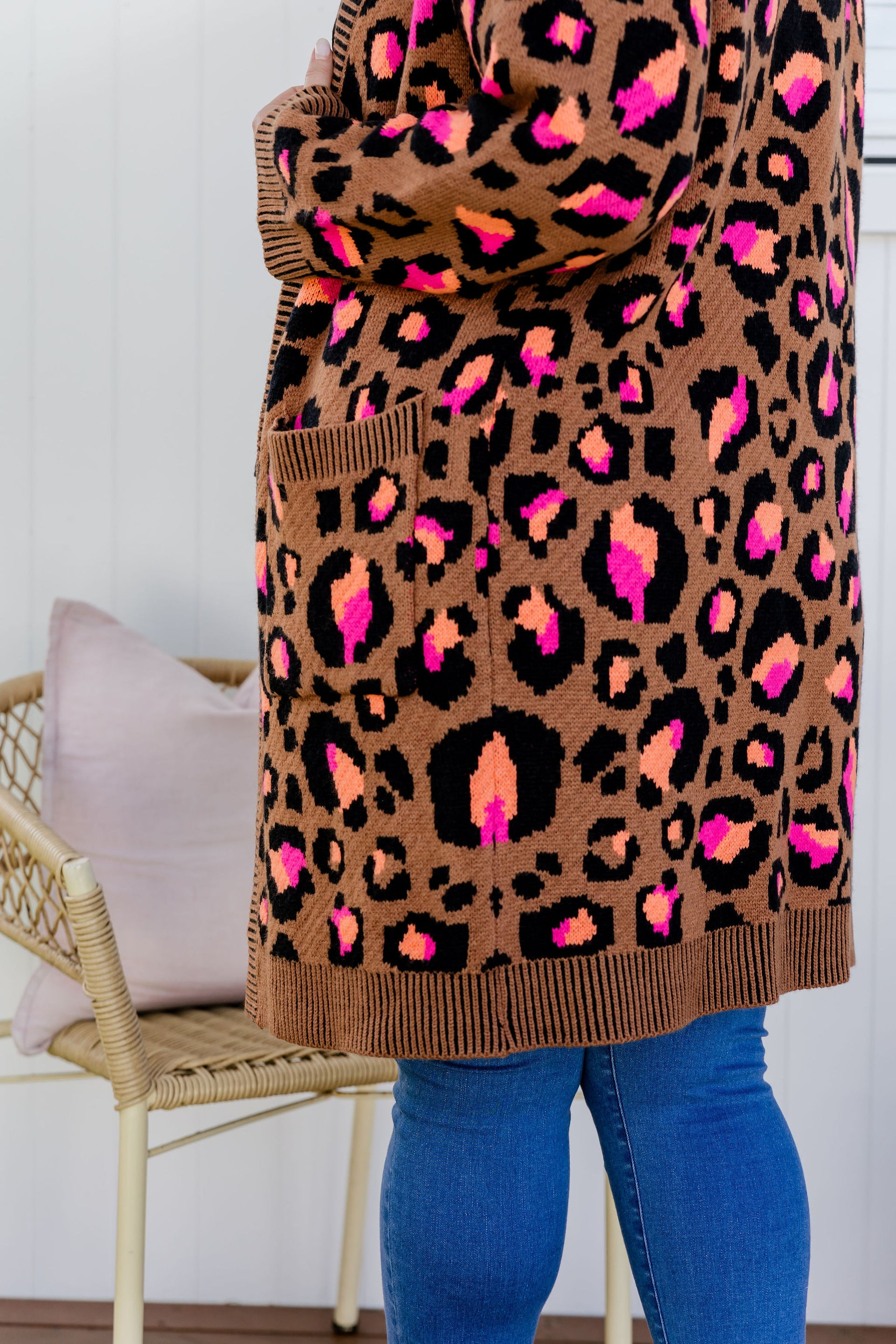 Darcy Cardi In Bronze Leopard by Kasey Rainbow – Proud Poppy Clothing