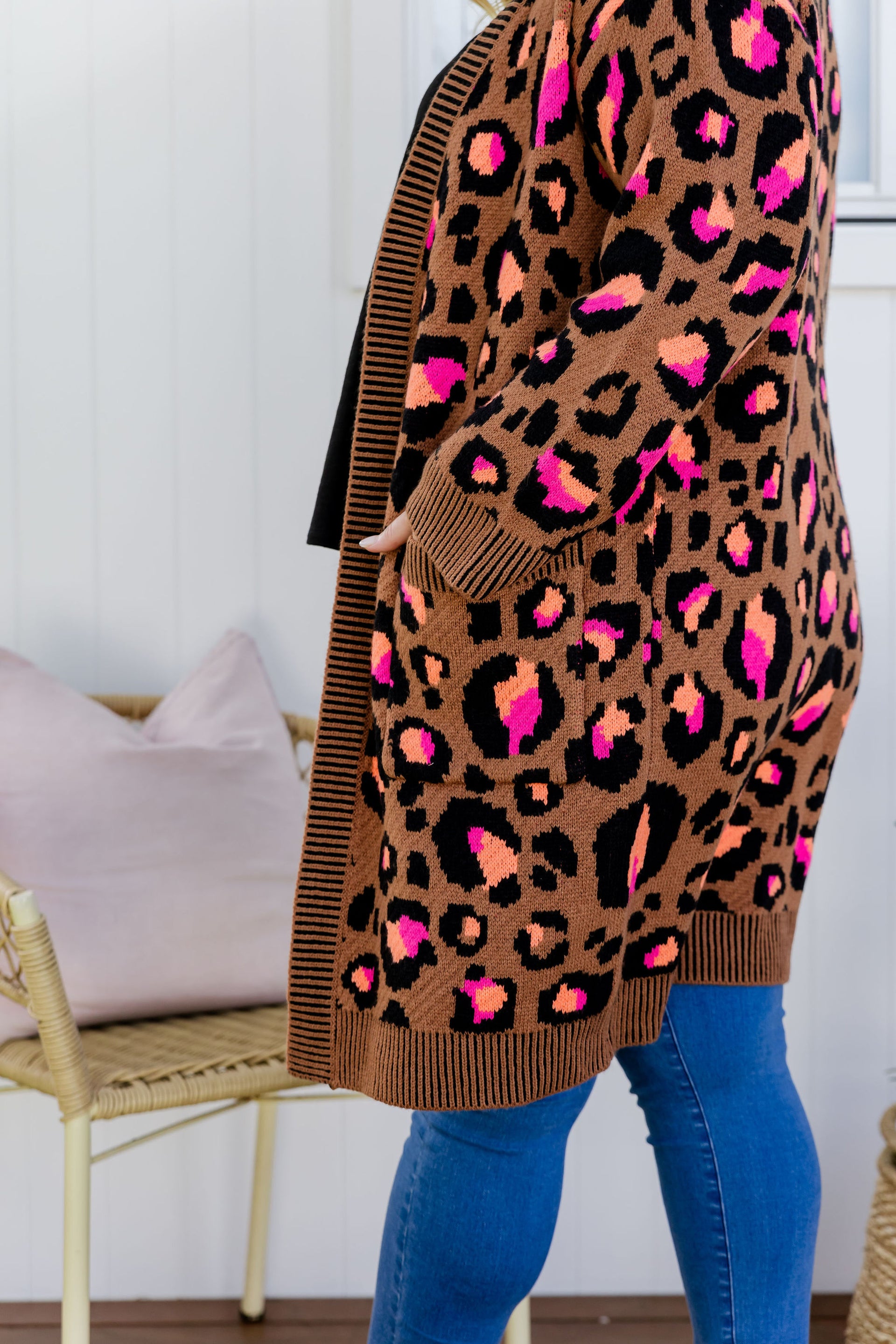 Darcy Cardi In Bronze Leopard by Kasey Rainbow – Proud Poppy Clothing