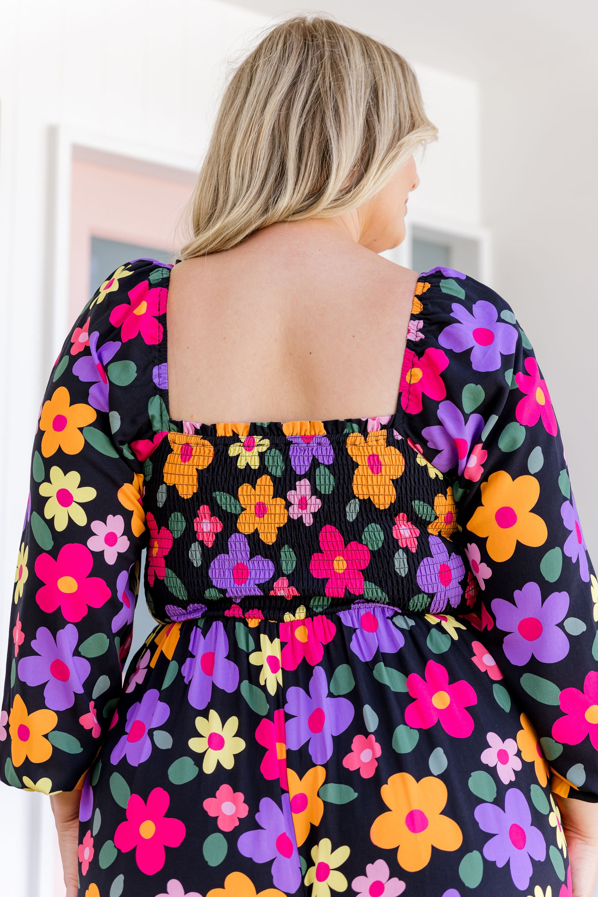 Emily Long Sleeve Jumpsuit in Bloomie – Proud Poppy Clothing