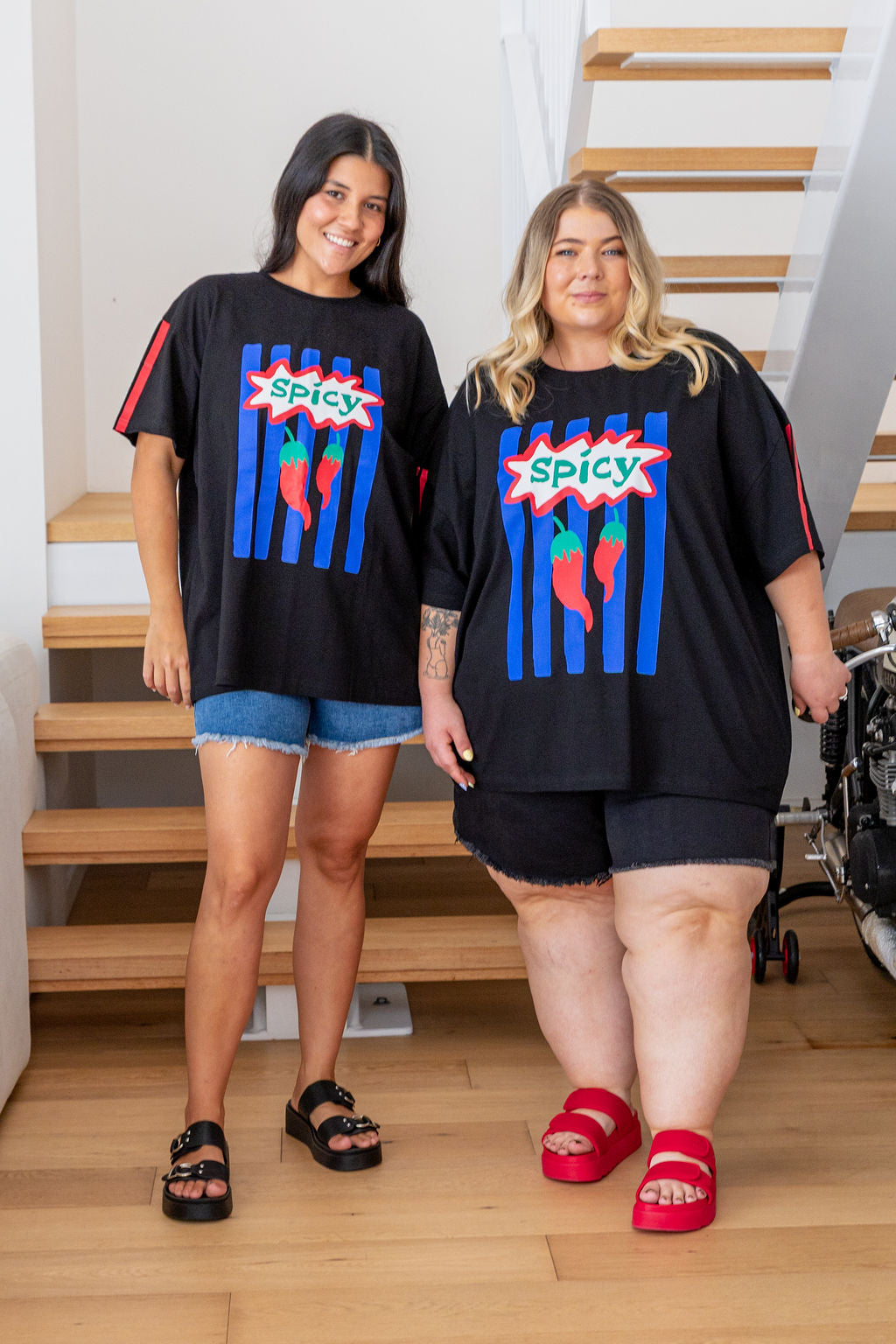Alfie Oversized Tee in Spicy – Proud Poppy Clothing