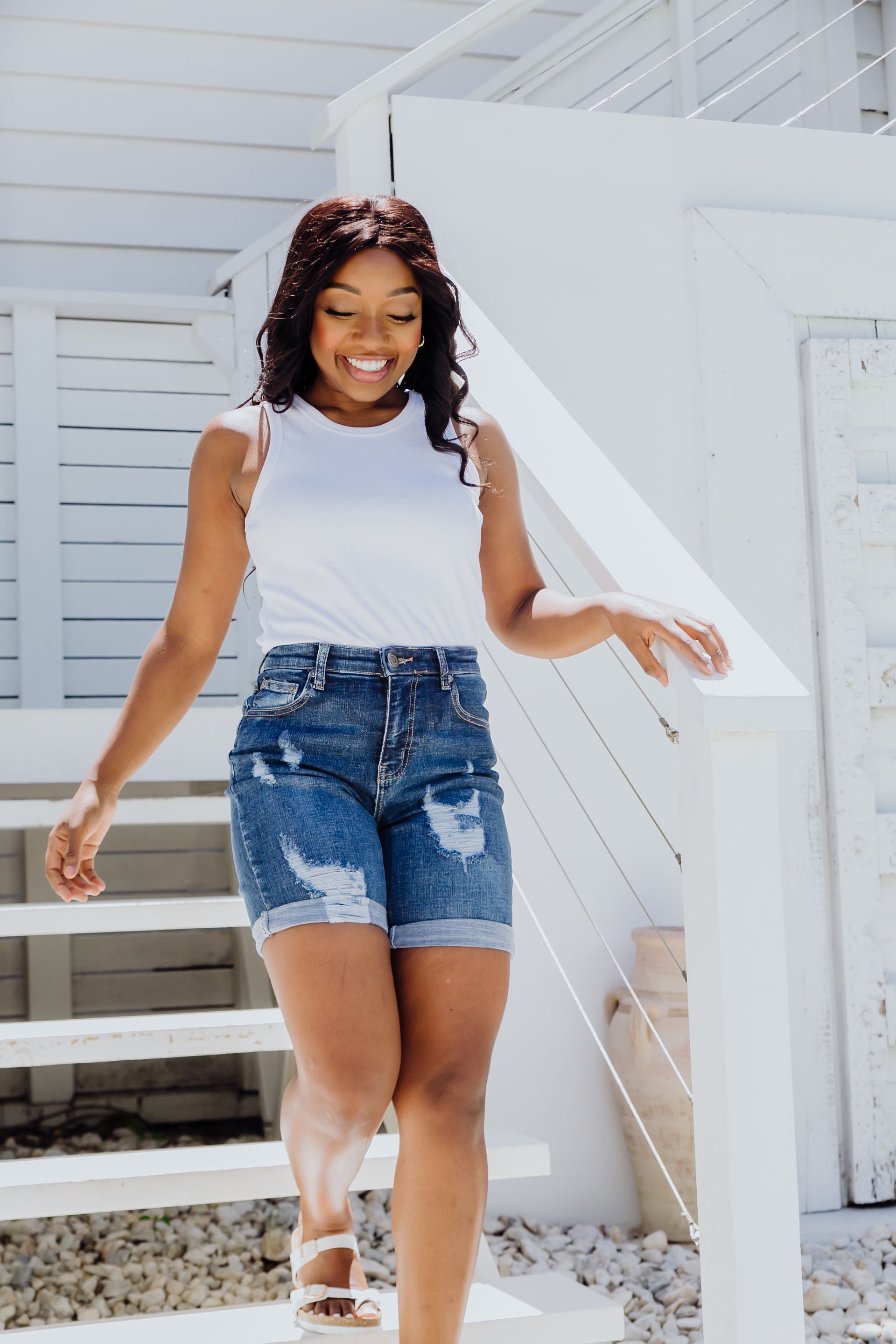 Layni Denim Shorts – Proud Poppy Clothing